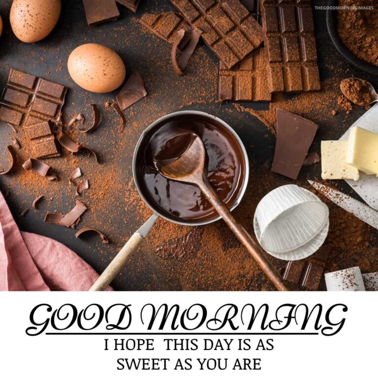 45+ Good Morning Images With Chocolate